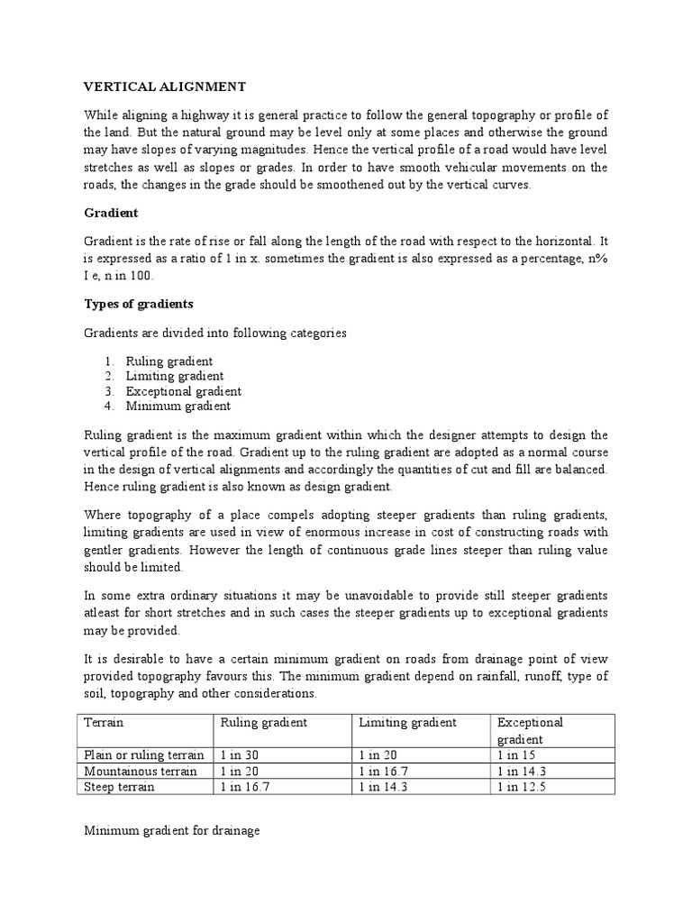 Vertical Alignment | PDF | Distance | Angle