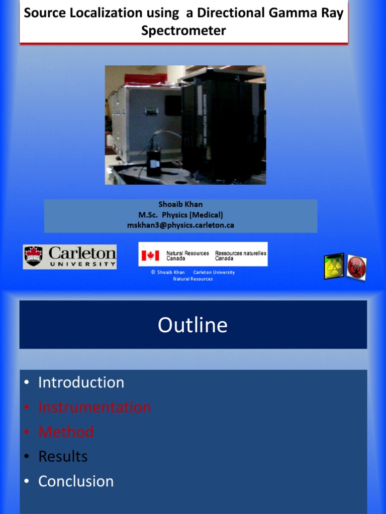 Source Localization Using Gamma Ray Spectrometer | PDF | Gamma Ray ...