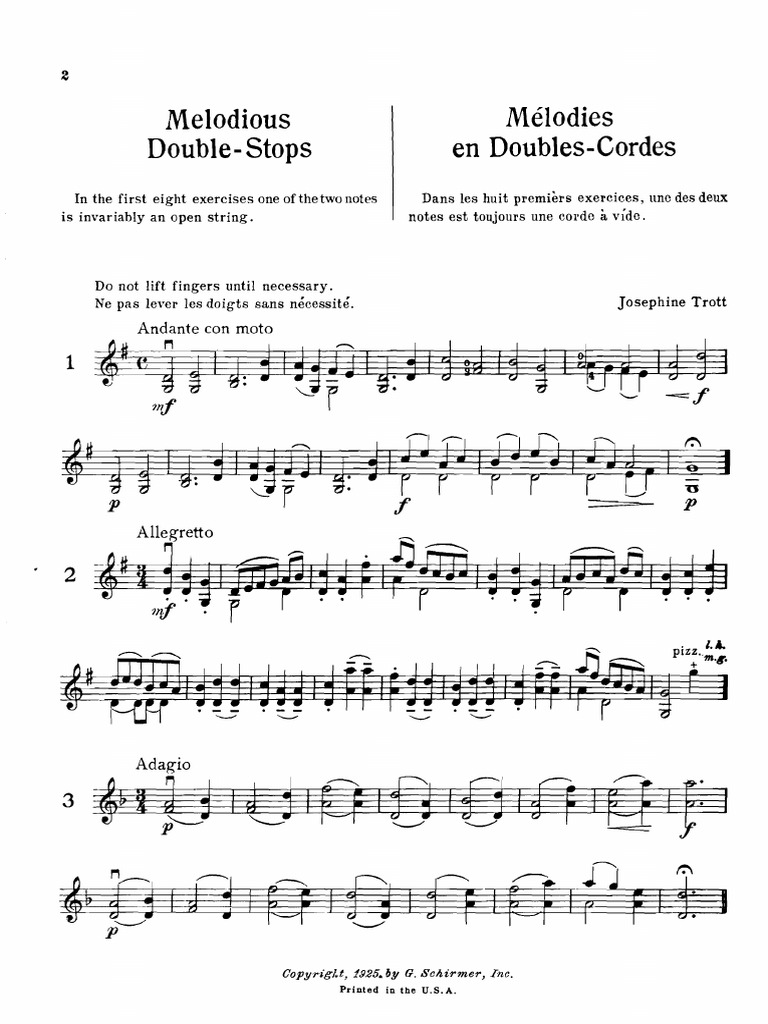 TROTT Double Stops | PDF | Classical Music | Poetics