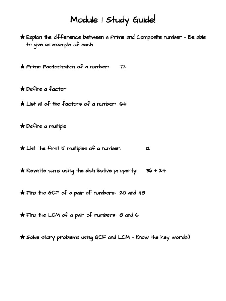 Math Basics for Students | PDF | Teaching Methods & Materials