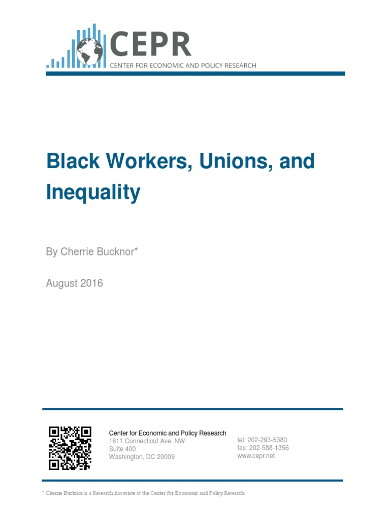 Black Workers, Unions, and Inequality | PDF | Trade Union | Economic ...