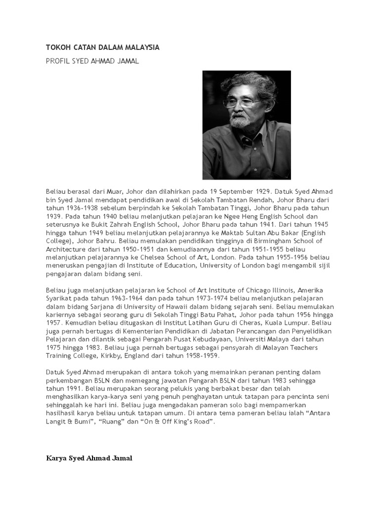 Tokoh Catan Dalam Malaysia | PDF