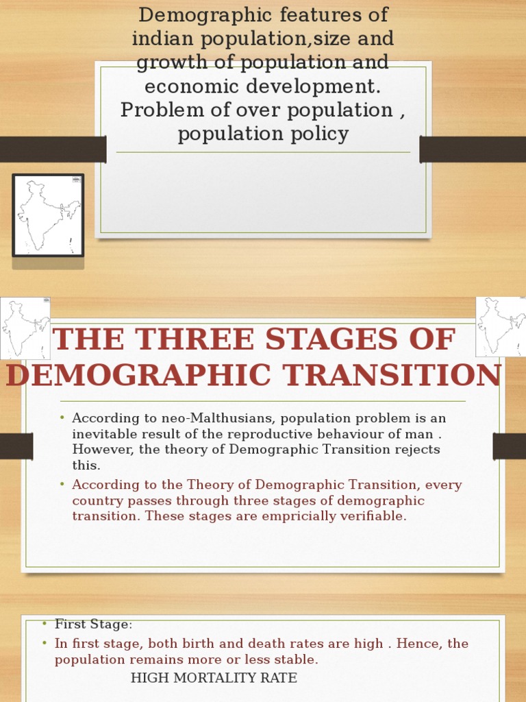 Demographic Features of India's Population | PDF | Economic Growth ...