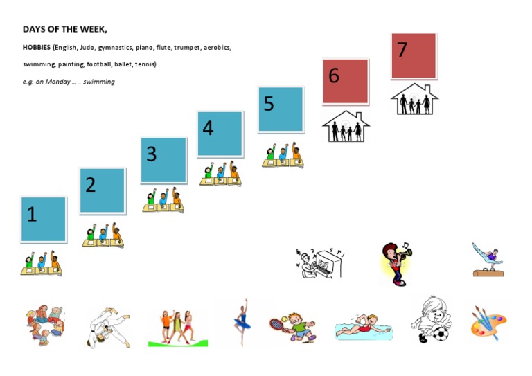 Weekly Hobby Schedule Guide | PDF