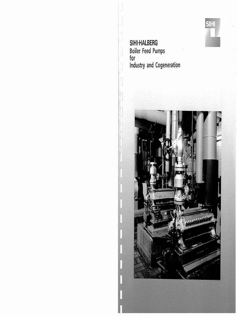 SIHI-HALBERG Boiler Feed Pumps For Industry and Cogeneration | PDF