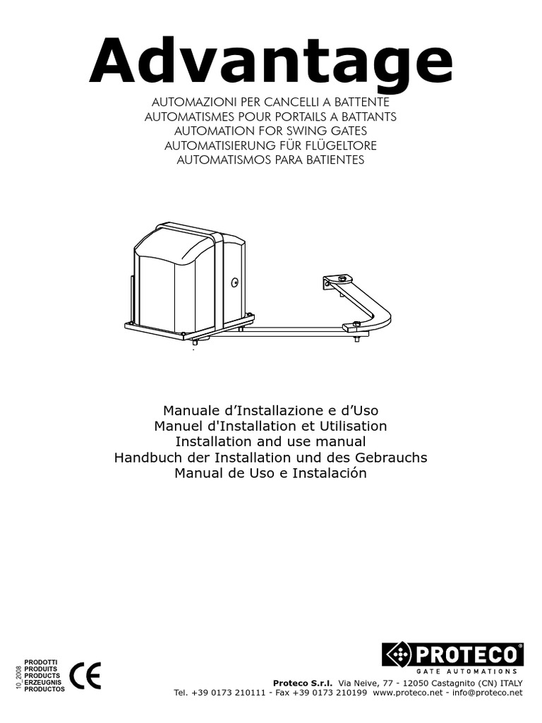Advantage Manual | PDF | Switch | Fuse (Electrical)