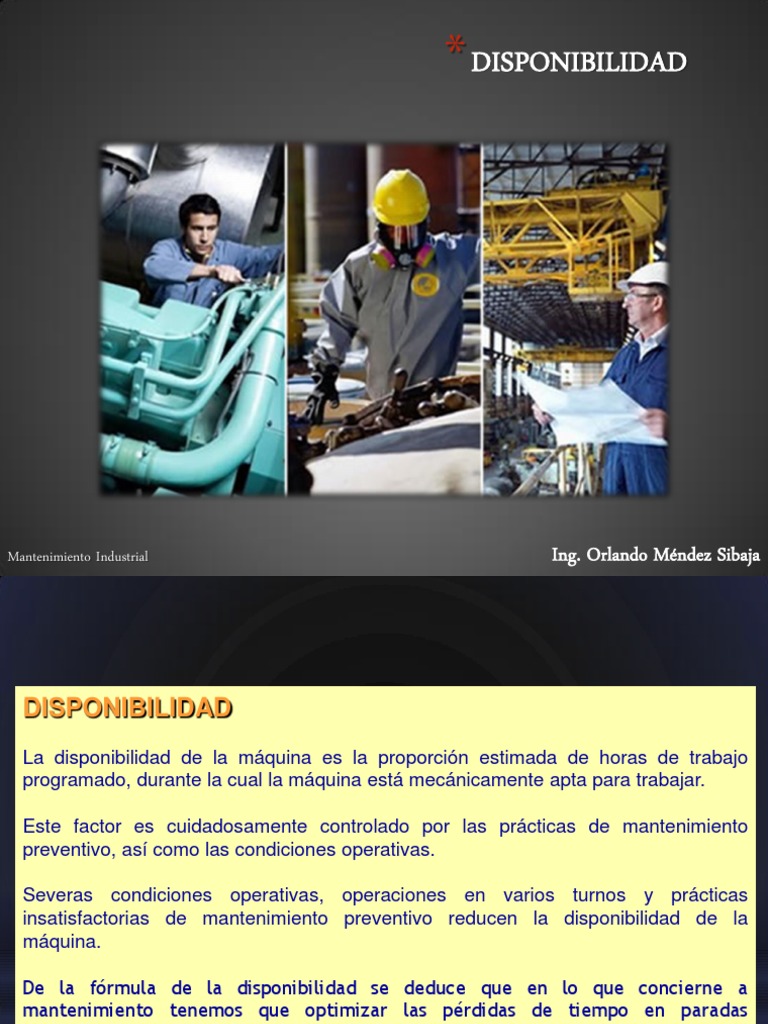 Calculo de Disponibilidad | PDF | Reutilizar | Science