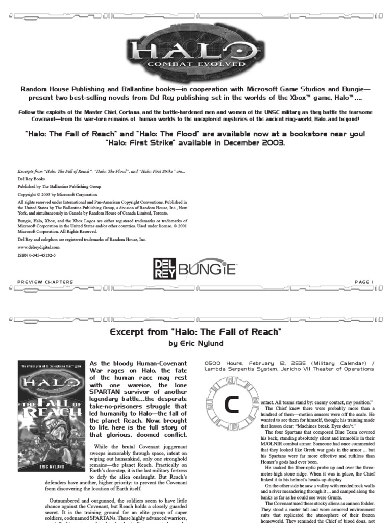 Preview | PDF | Factions Of Halo | Halo (Series)