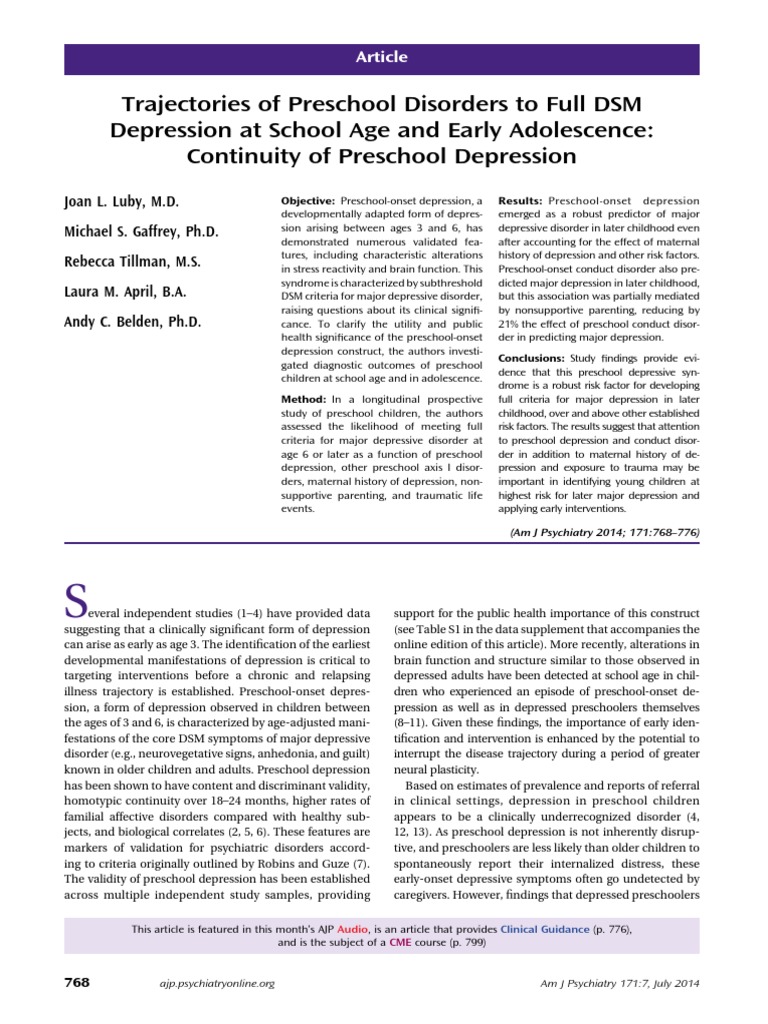 Trajectory Marv | PDF | Major Depressive Disorder | Diagnostic And ...