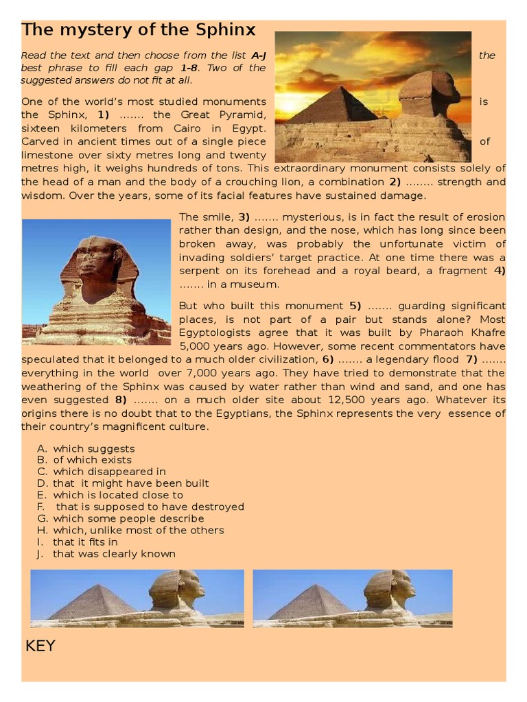 Thre Mystery of The Sphinx 2 | PDF