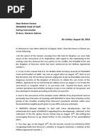 Diplomatic Letter Sample | PDF | Diplomatic Mission | Foreign Relations