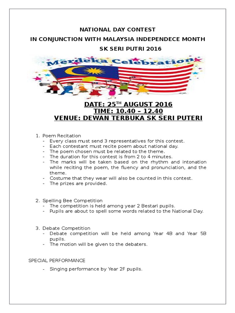 National Day Flyers | PDF