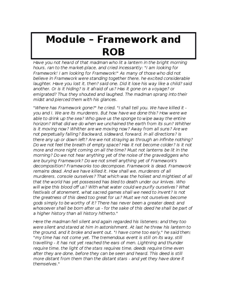 0 - Framework V ROB (Examples Included) | PDF | Science | Philosophical ...