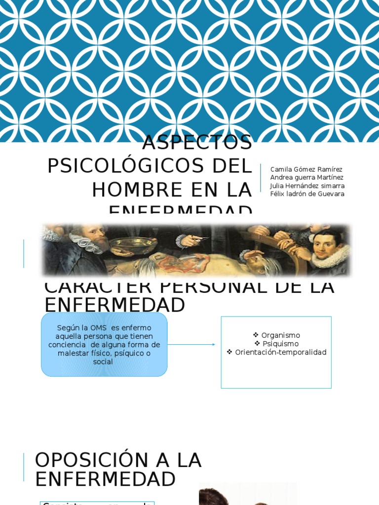 Aspectos Psicológicos Del Hombre en La Enfermedad | Psique (psicología ...