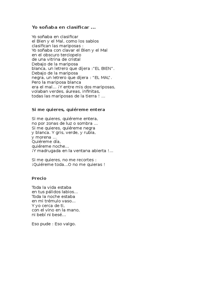 Yo Soñaba en Clasificar | PDF