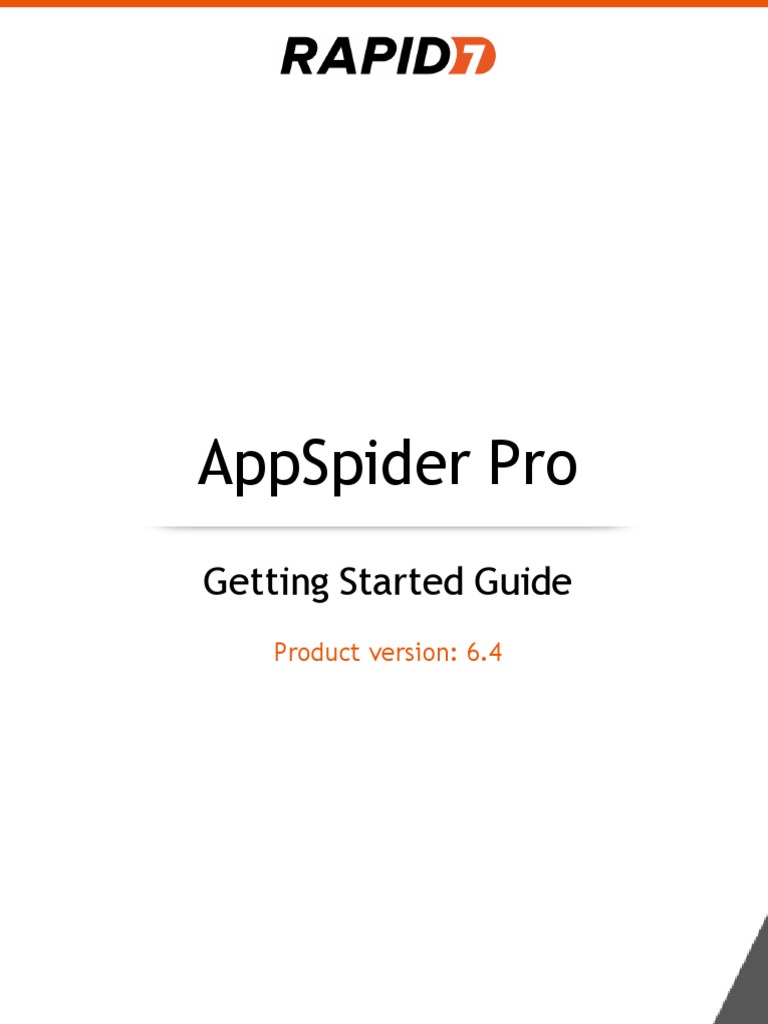 Appspider Pro: Getting Started Guide | PDF | Hypertext Transfer Protocol | Uniform Resource Locator