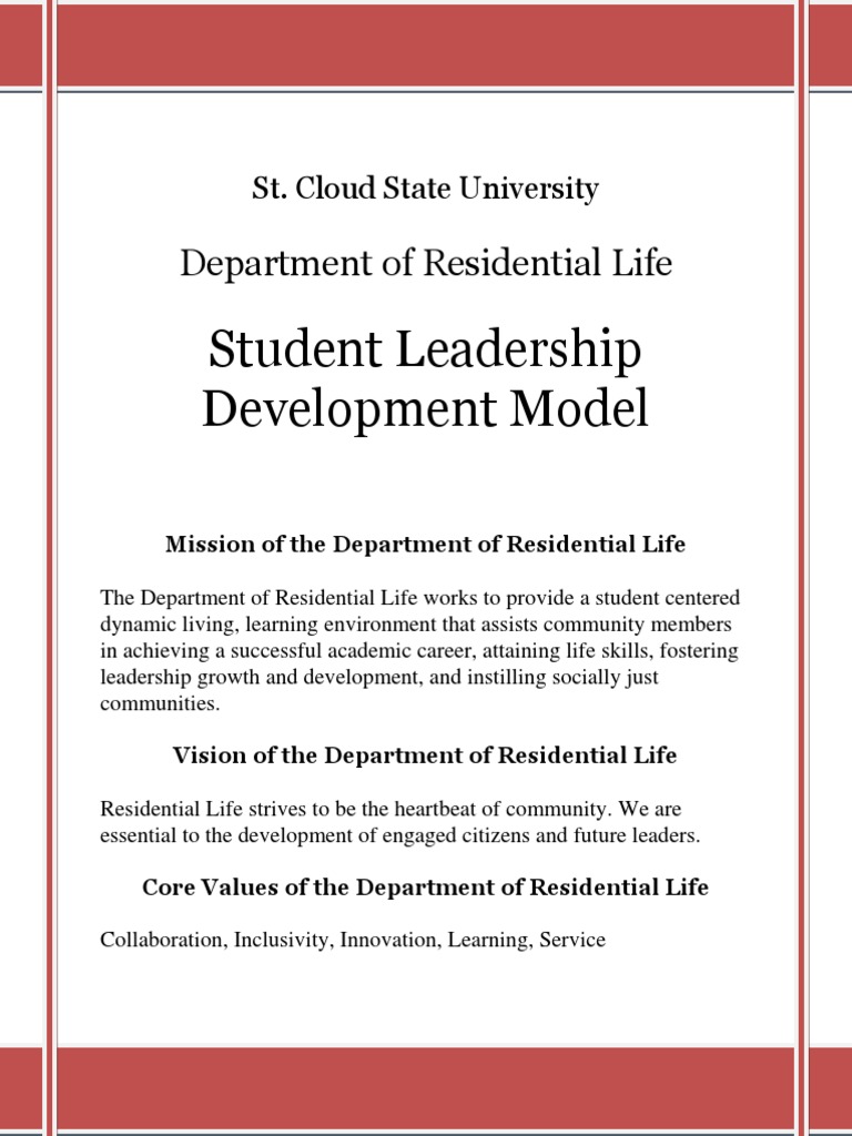 Guide Student Leadership Development | PDF | Community | Leadership