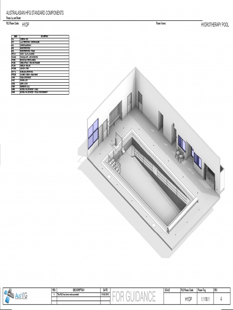 For Guidance: Australasian HFG Standard Components Hydp Hydrotherapy ...