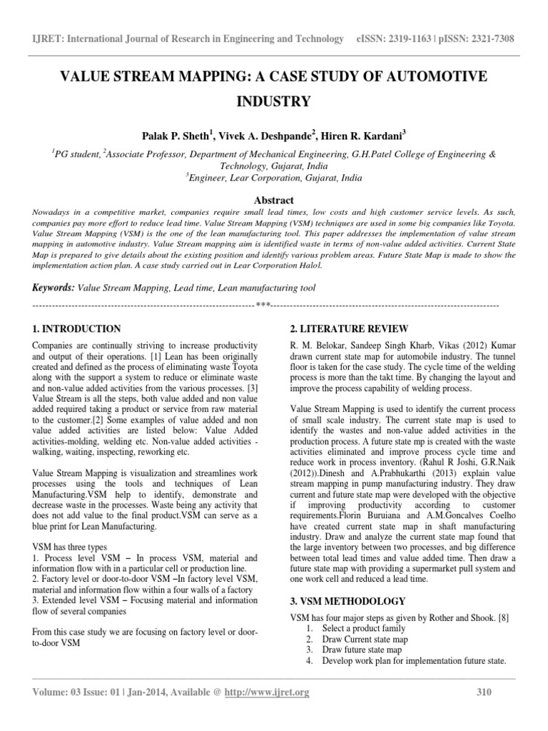 Value Stream Mapping | PDF | Lean Manufacturing | Inventory