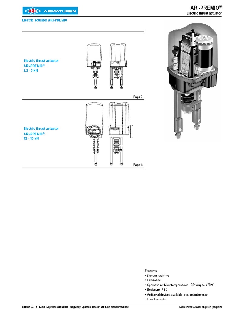 ARI Armaturen ARI Stevi | PDF | Power Supply | Switch