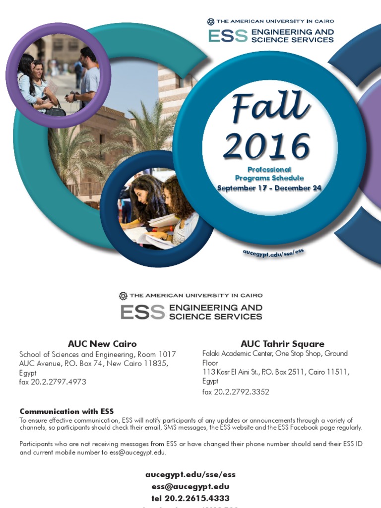 Fall 2016 Schedule Pdf Educational Technology Identity Document