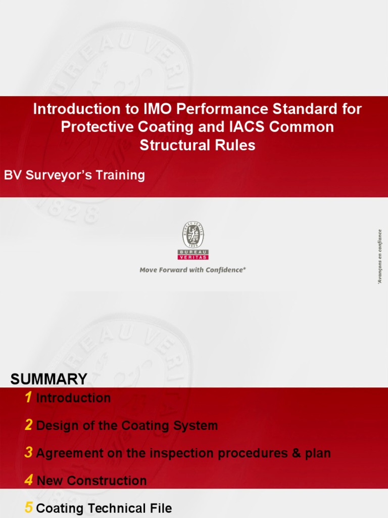 COating Standard IMO | PDF | Verification And Validation | Surveying