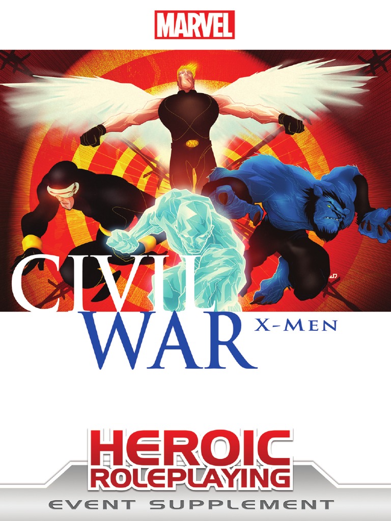 Marvel Heroic RPG - Civil War - X-Men | PDF | Marvel Entertainment ...