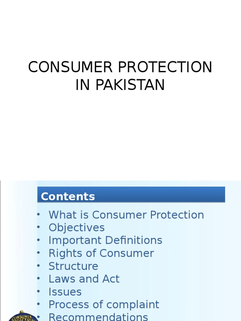 Consumer Protection | PDF | Consumer Protection | Pakistan