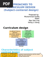 Problem-Centred Design | PDF | Curriculum | Learning