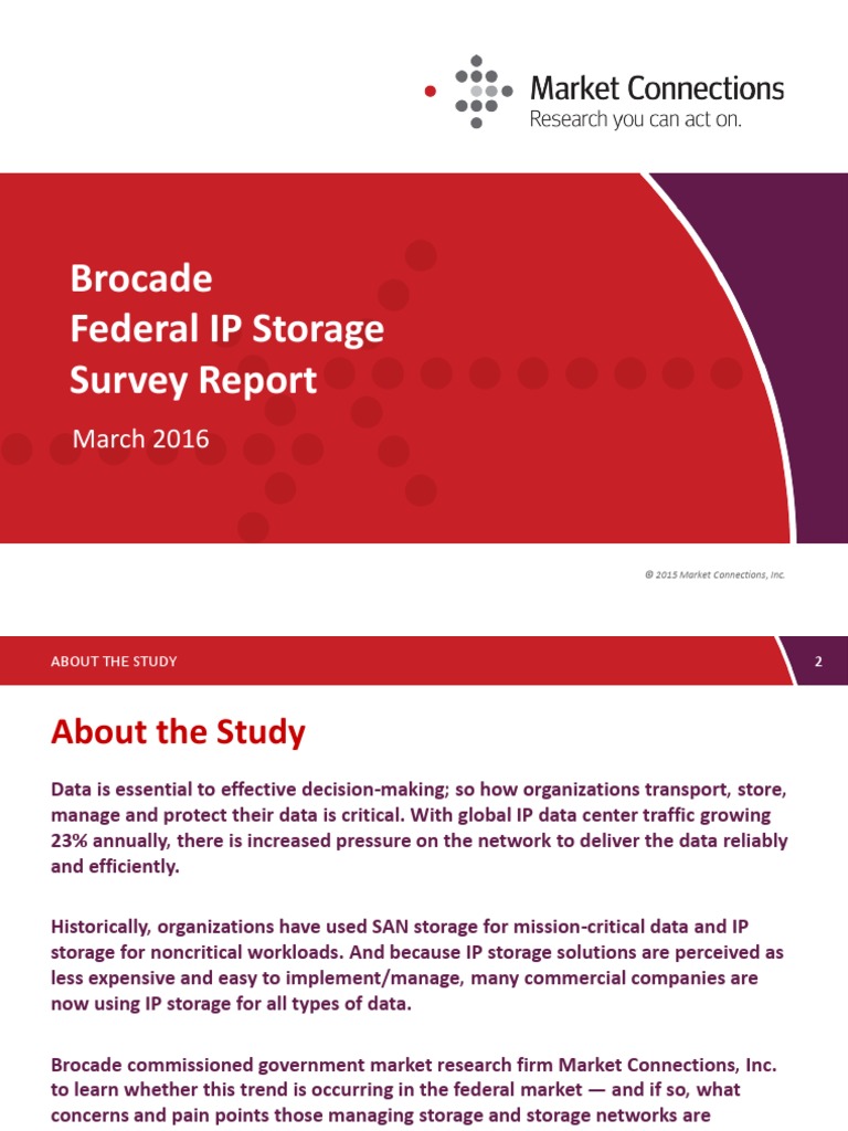 Federal Storage Networking Report | PDF | Data Center | Computer Security