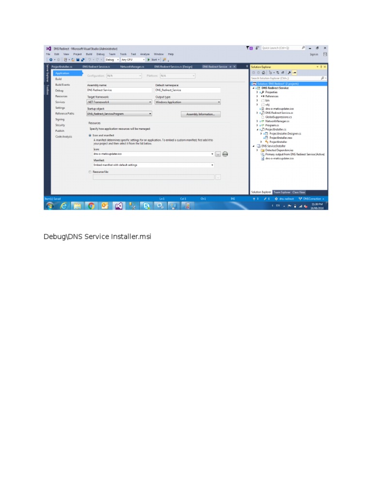 Debug/DNS Service Installer - Msi | PDF Debug/DNS Service Installer - Msi | PDF