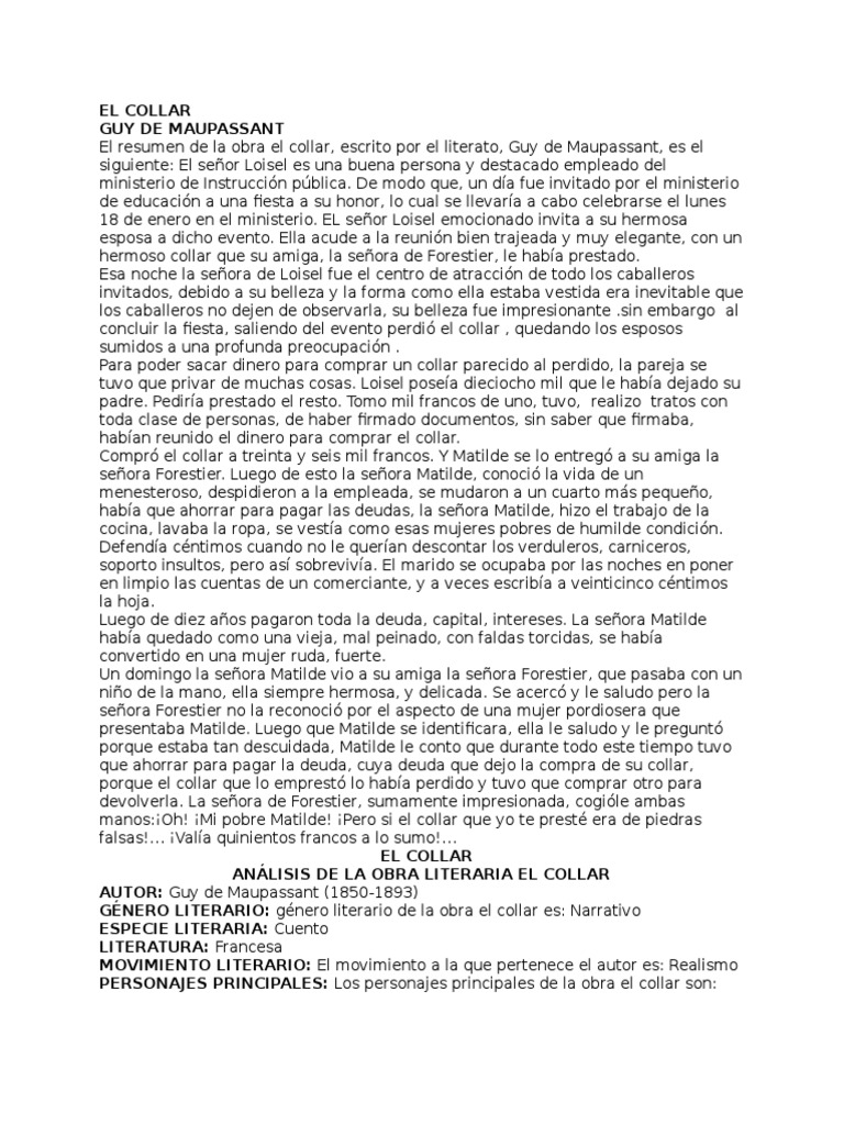 El Collar | PDF
