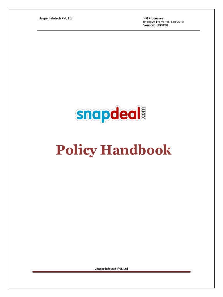 Policy Handbook | PDF | Sexual Harassment | Parental Leave
