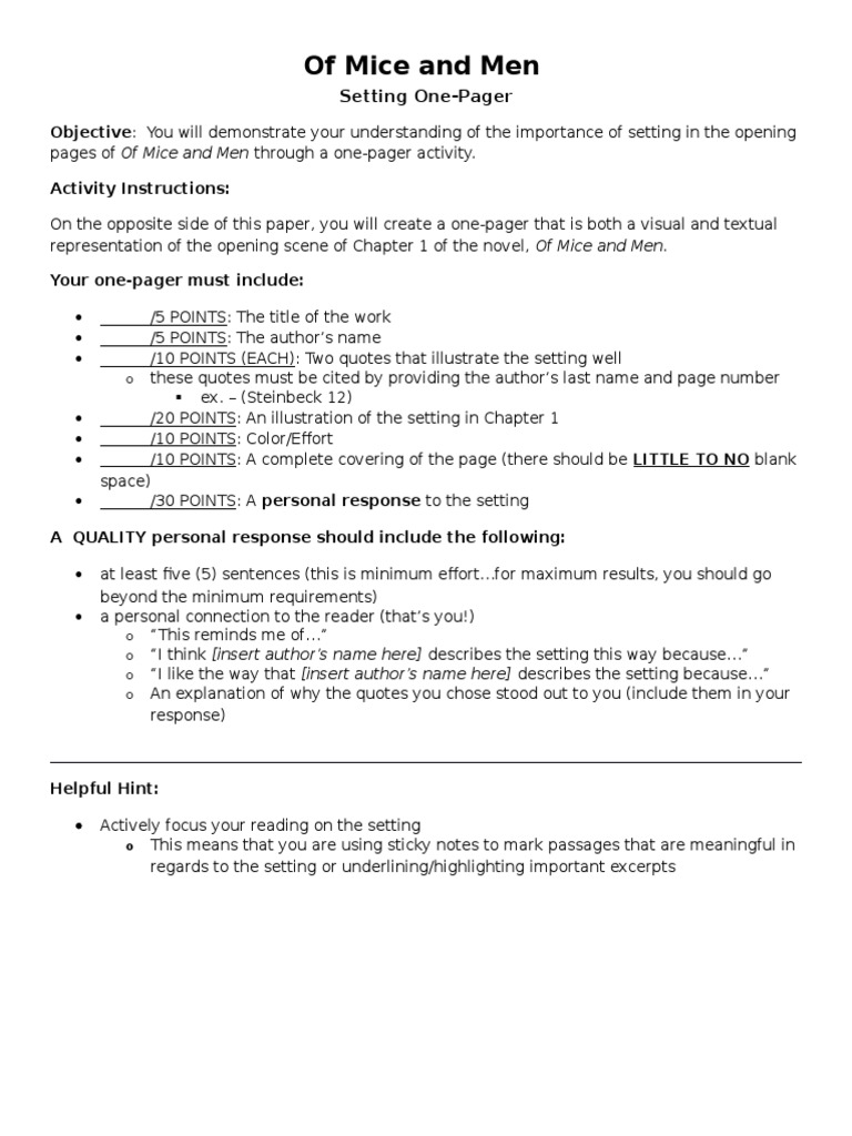 11 - Omam Setting One-Pager | PDF