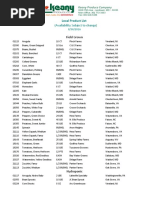Vegetable Conversion Chart | PDF | Vegetables | Agronomy