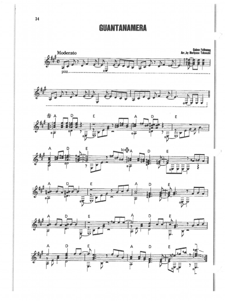 Guantanamera (Solo Guitar) | PDF