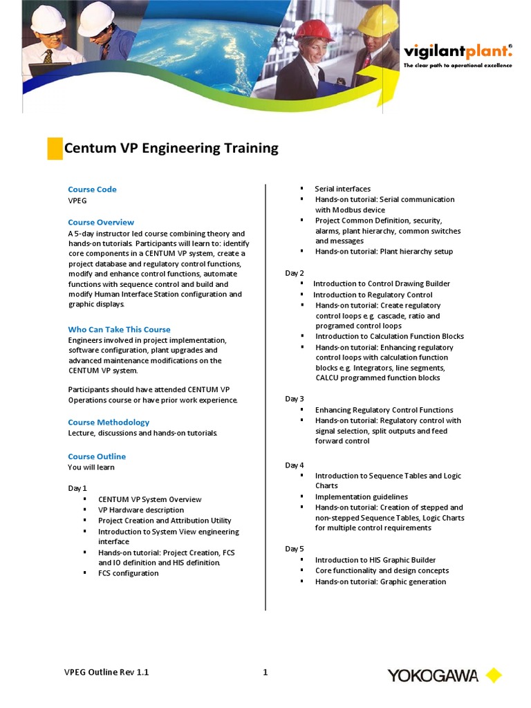 Centum VP Engineering Outline Rev 1.1 PDF | PDF | Interface (Computing ...