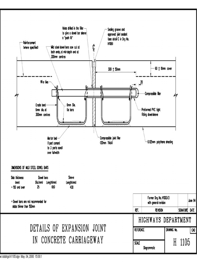 Details of Expansion Joint | PDF