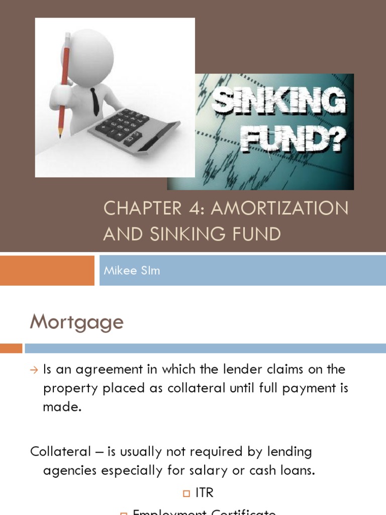 Amortization and Sinking Fund Guide | PDF | Loans | Mortgage Loan