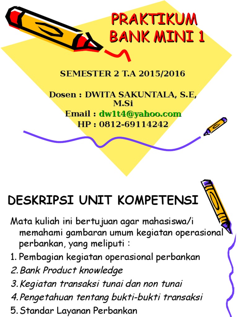 Praktikum Bank Mini | PDF