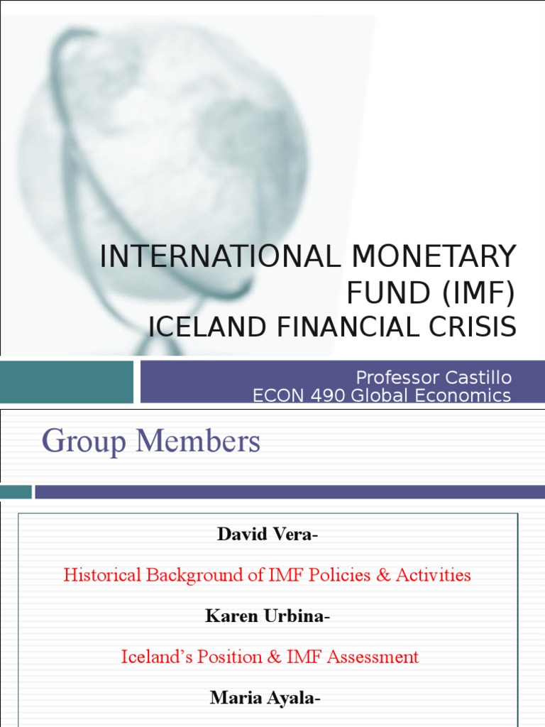 IMF.ppt | International Monetary Fund | Foreign Exchange Reserves