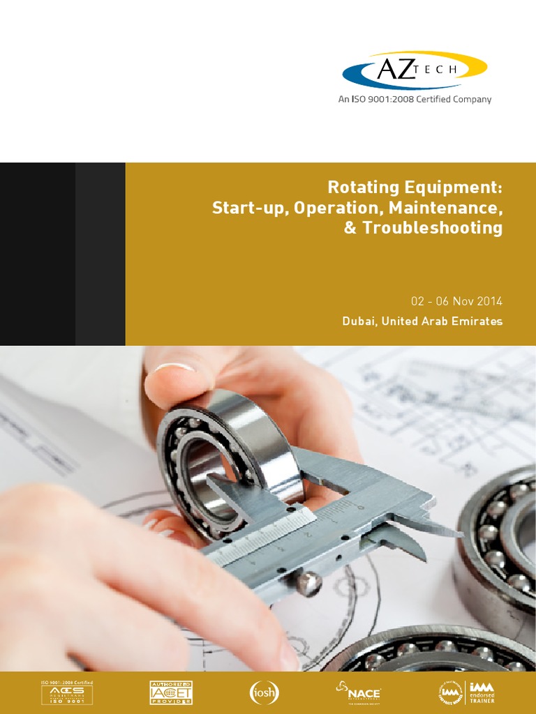 Rotating Equipment Start Up Operation Maintenance Troubleshooting | PDF ...