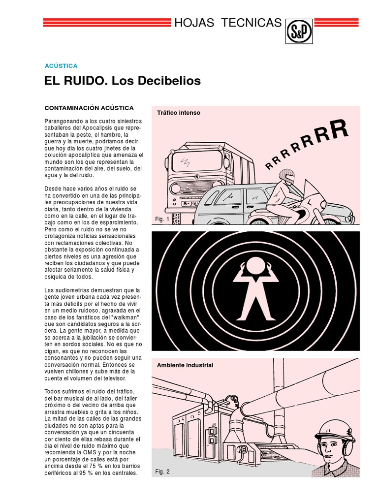 Ruido Decibelios | PDF | Sonido | Decibel