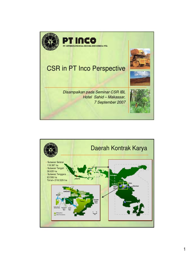 CSR Ibl Makassar-Inco | PDF