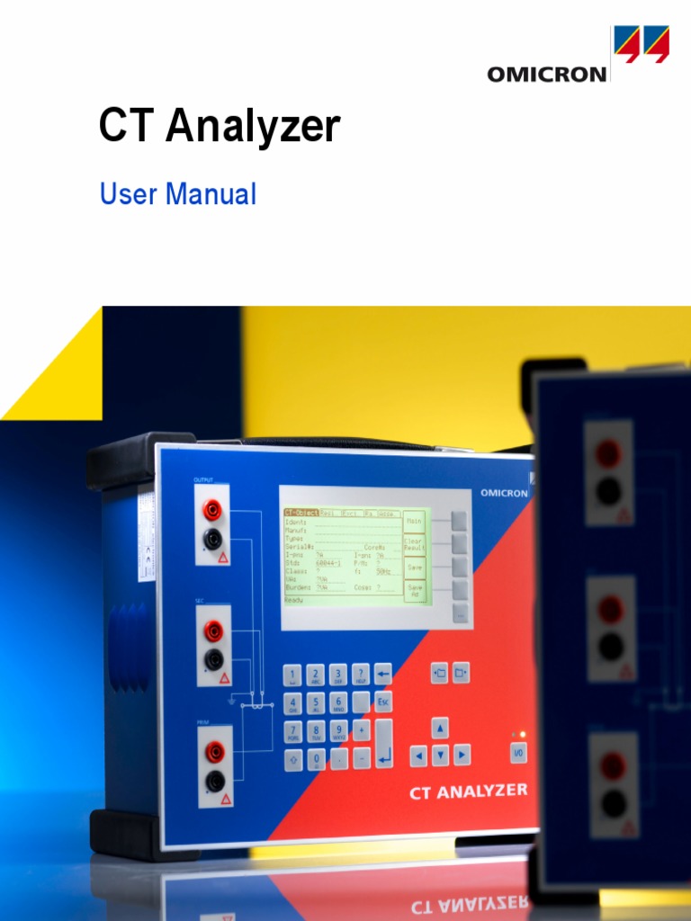 CT Analyzer User Manual | PDF | Usb | Transformer