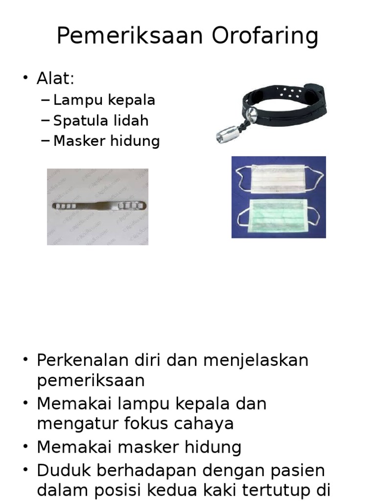 Prosedur Pemeriksaan Orofaring | PDF