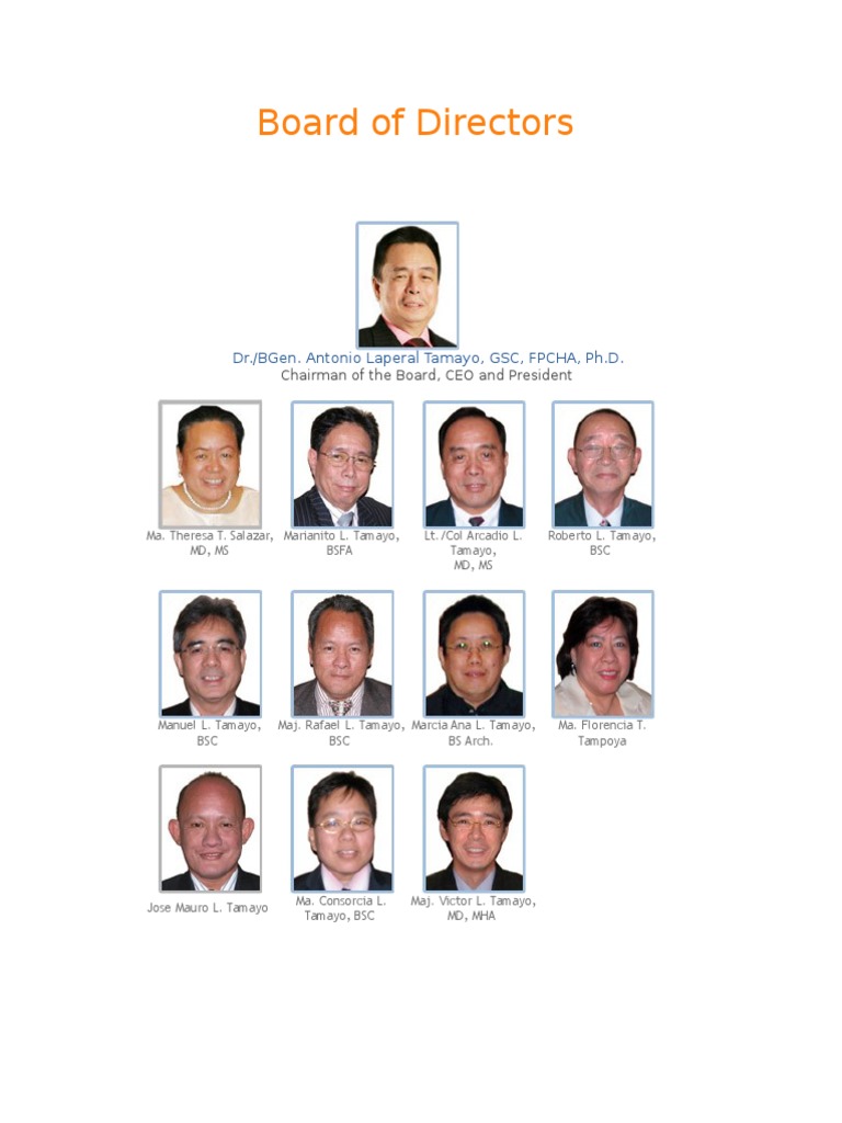 Board of Directors | PDF