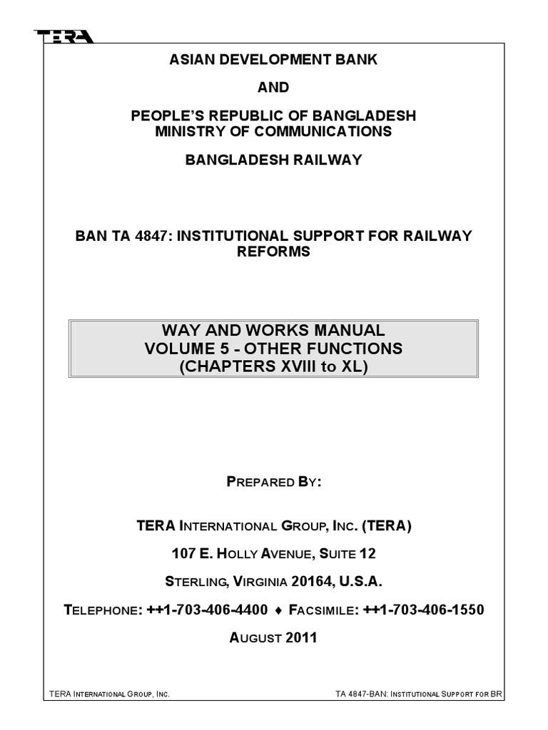Volume 5 PDF | PDF | Track (Rail Transport) | Track Gauge