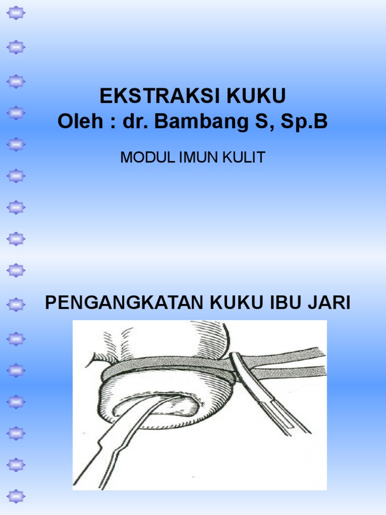 Ekstraksi Kuku | PDF