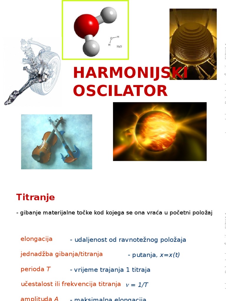 Harmonijski Oscilator | PDF